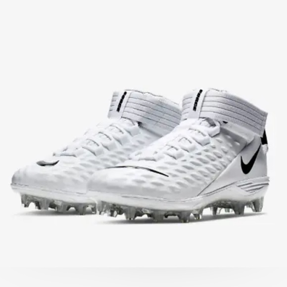 Nike | Shoes | Nike Force Savage Pro 2 White Football Cleats Lineman ...